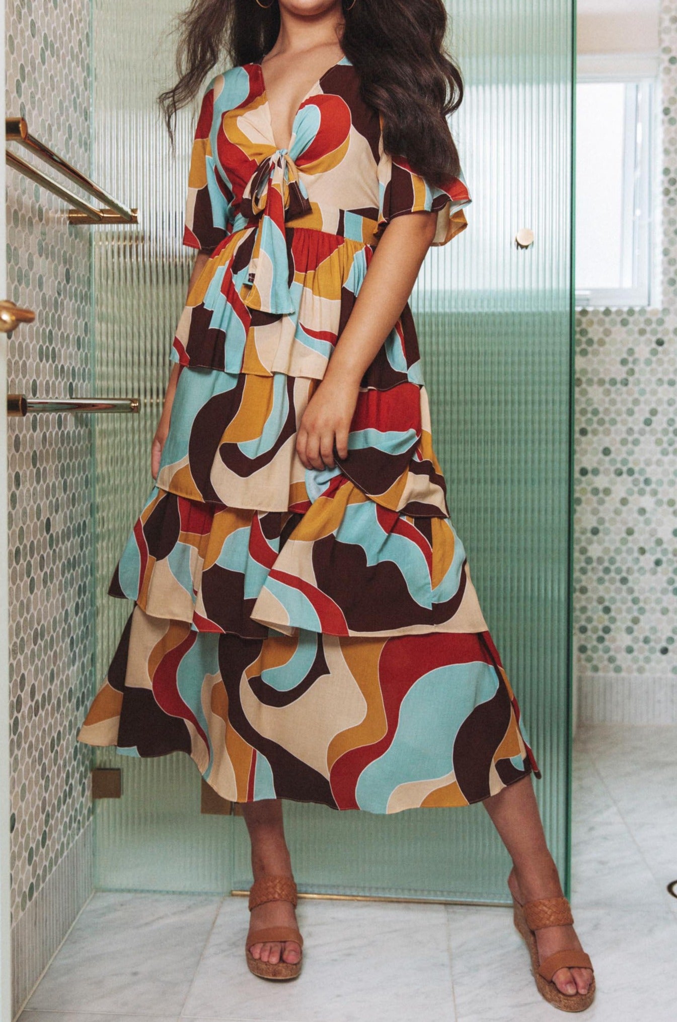 Saba Tiered Maxi - Pucci