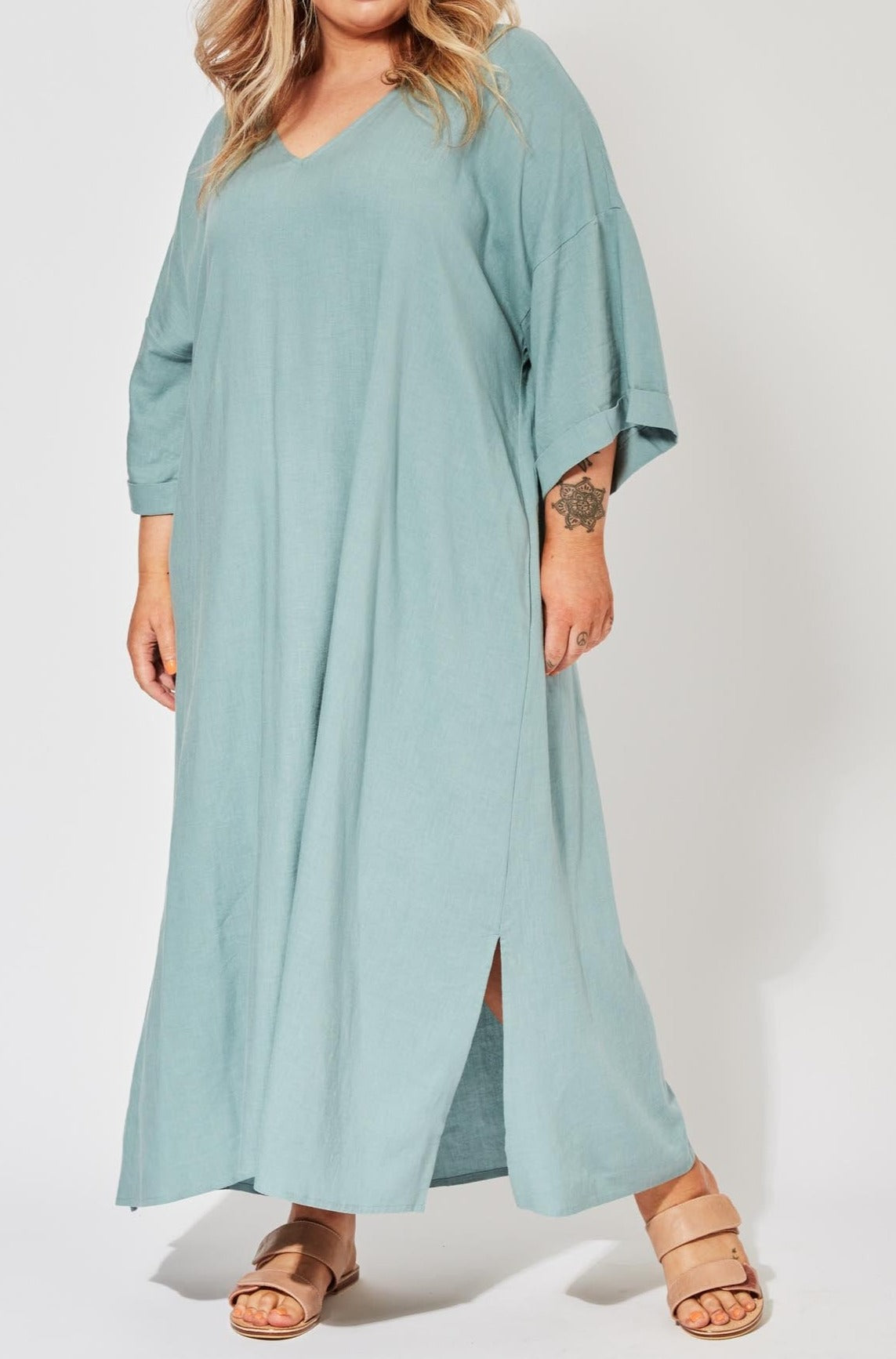 Belize Block Dress - Mineral