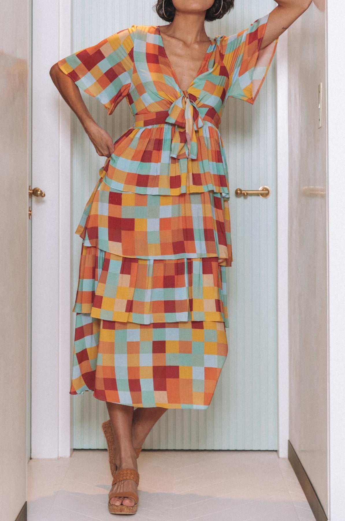 Saba Tiered Maxi - Sundowner